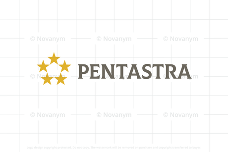Pentastra is a brandable business name for sale – Novanym